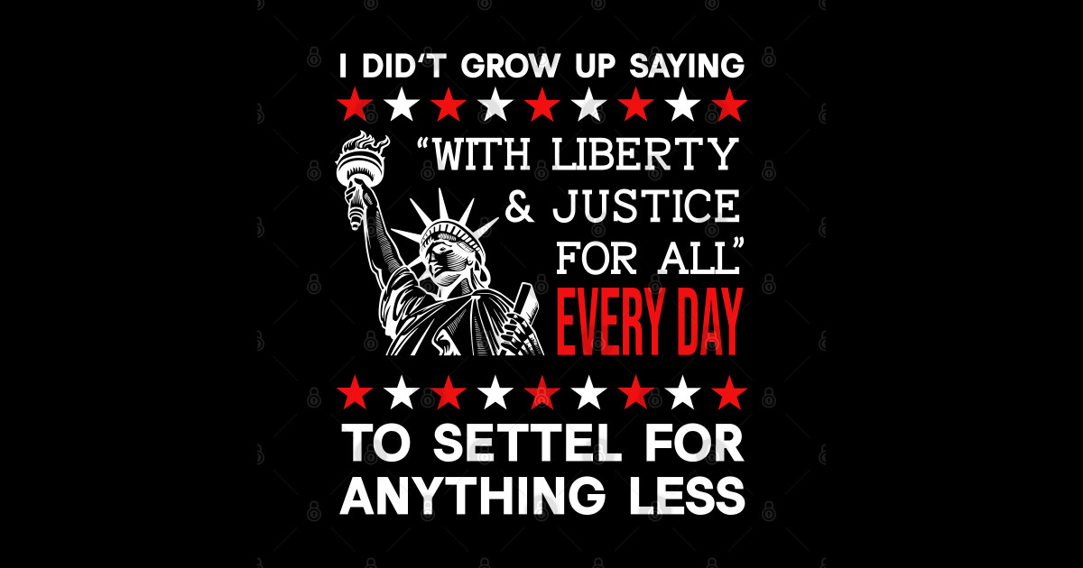 Liberty and Justice For All - Liberty And Justice For All - Sticker ...