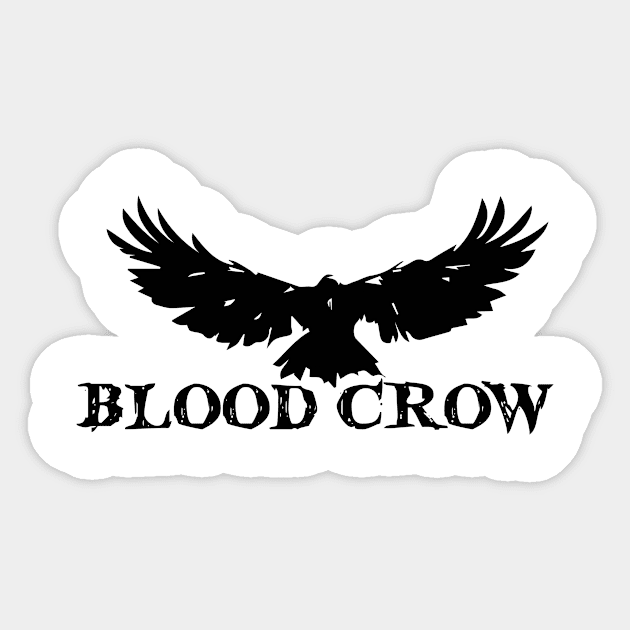 BLOOD CROW - Crow - Sticker | TeePublic