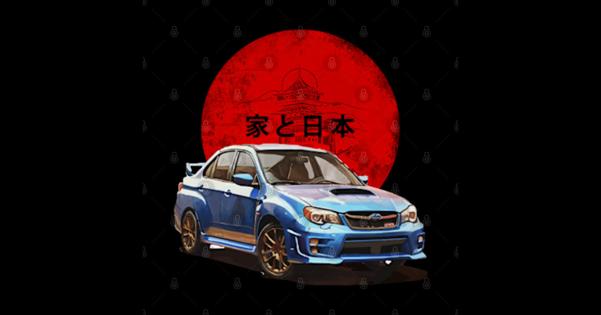 JDM Subie Impreza WRX STi 2000 - Subie - Magnet | TeePublic