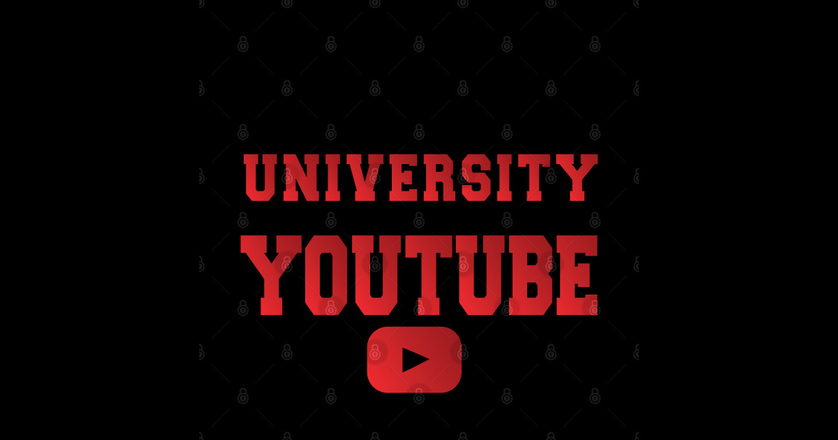 Graduate of the University of YouTube - Youtube - Sticker | TeePublic
