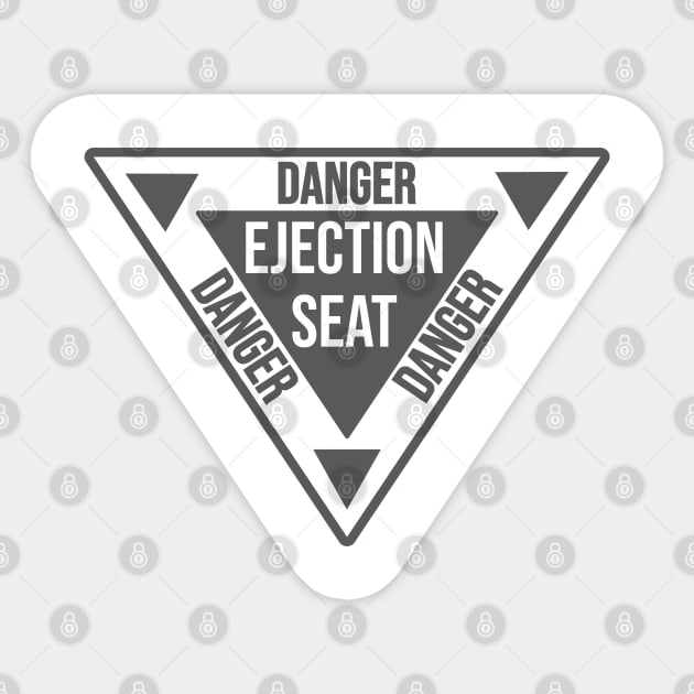 Ejection Seat Danger Triangle Military Warning Fighter Jet Aircraft ...