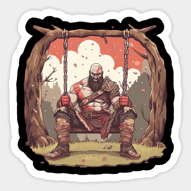 kratos - Kratos - Sticker | TeePublic