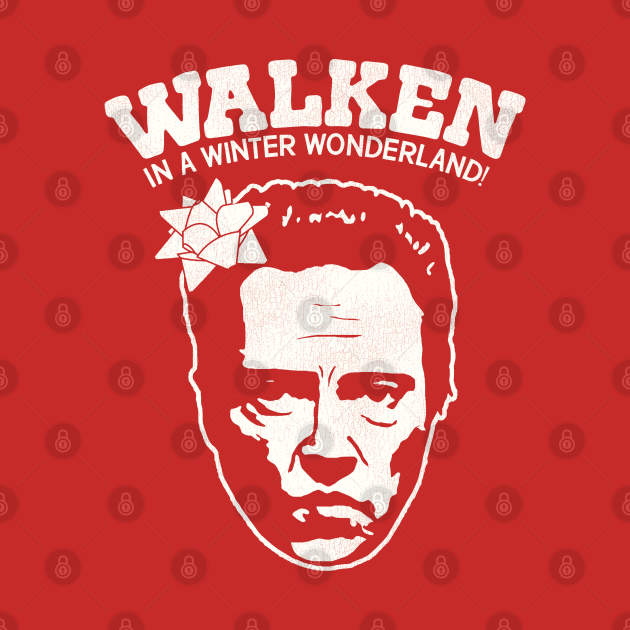 Walken in a Winter Wonderland - Christopher Walken - T-Shirt | TeePublic