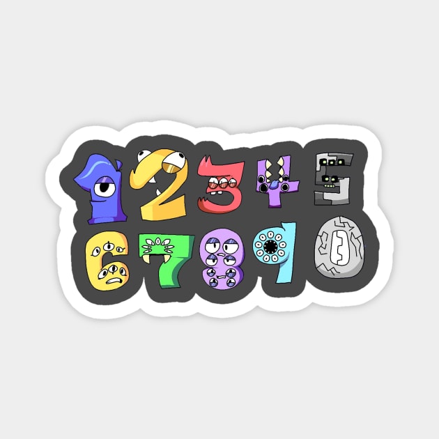 Complete Number Lore Alphabetlore Fans Kids - Number Lore - Magnet ...