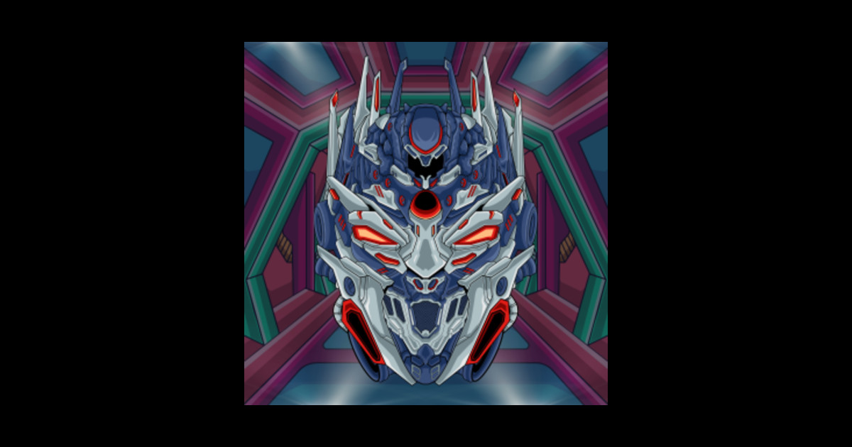 Futuristic Transformer Mecha Robot Head - Futuristic Transformer Mecha ...