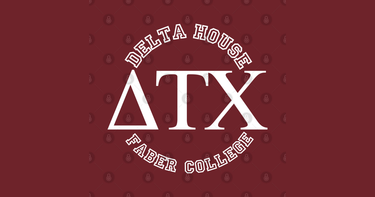 Delta House Faber Chapter - Animal House - T-Shirt | TeePublic