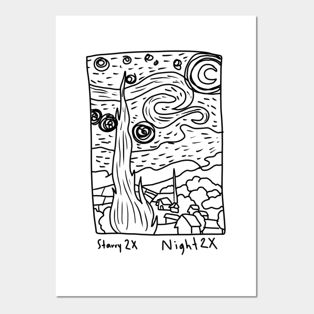 Starry Starry Night Night - Starry Night - Posters and Art Prints ...