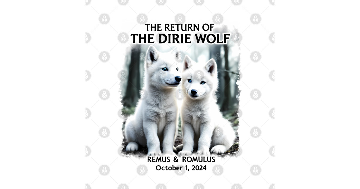 The Return of the Dire Wolf - Remos and Romulus 2024 - The Dire Wolf ...