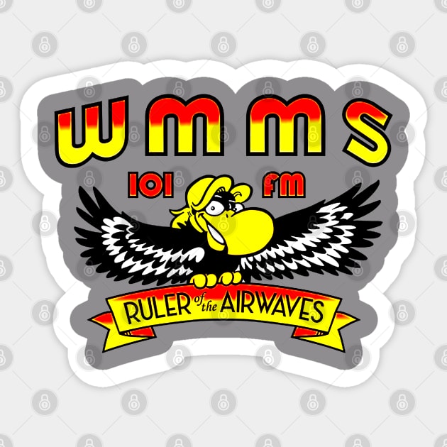 Vintage WMMS Radio Station - Radio Station - Sticker | TeePublic