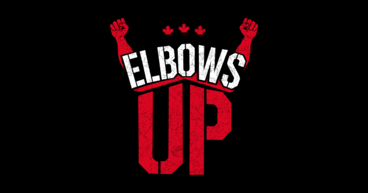 Elbows Up Canada - Elbows Up Canada - Sticker | TeePublic