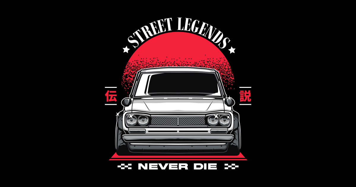 Hakosuka Legend - Hakosuka - Sticker | TeePublic