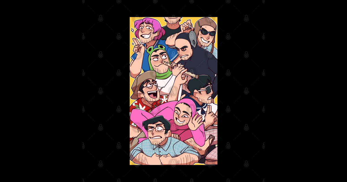 Filthy Frank Characters - Filthy Frank - Sticker | TeePublic
