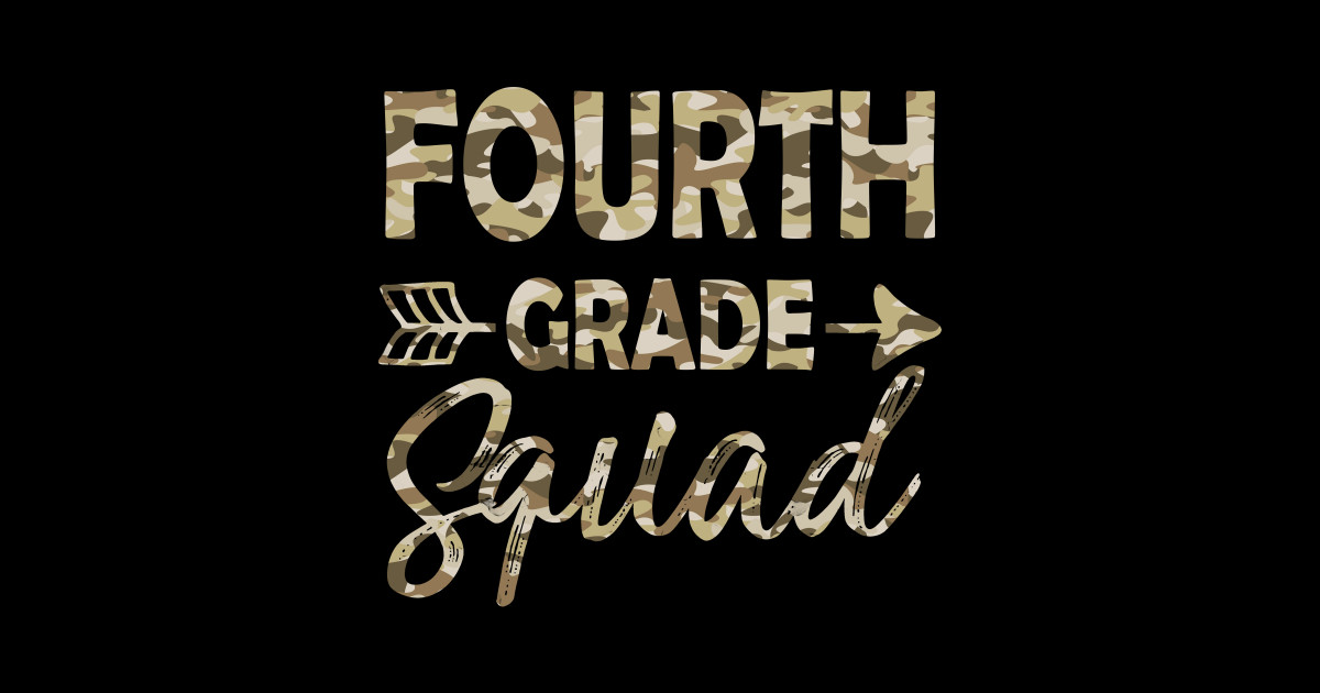 Fourth Grade Camo Teacher Welcome Back To School - Fourth Grade Welcome ...
