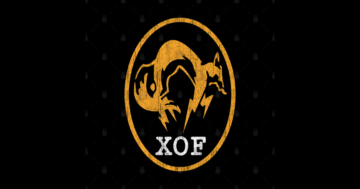 XOF Unit Crest (Chest Pocket) - Metal Gear Solid - Sticker | TeePublic