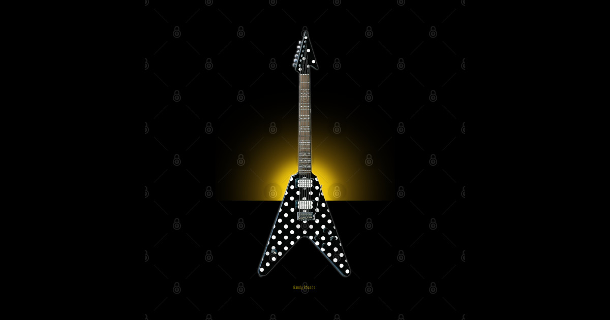Legendary Guitars - Randy Rhoads - Randy Rhoads - Sticker | TeePublic