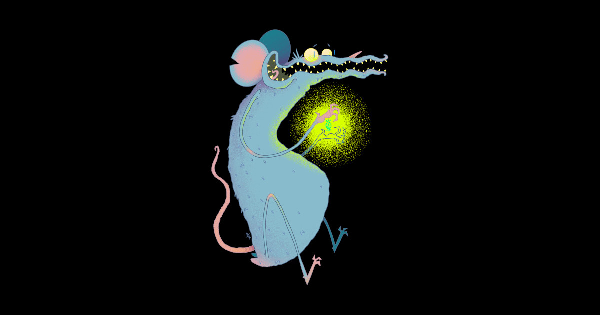 Candy rat - Animal - Sticker | TeePublic