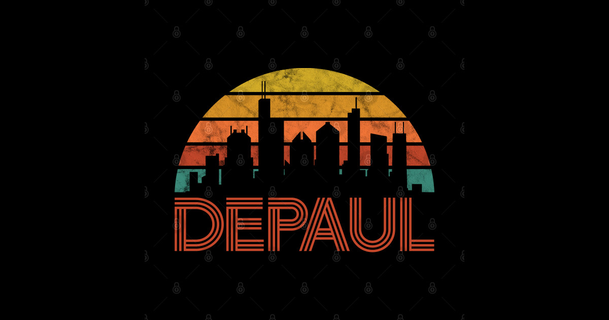 Show your DePaul Pride! - Depaul University - Sticker | TeePublic