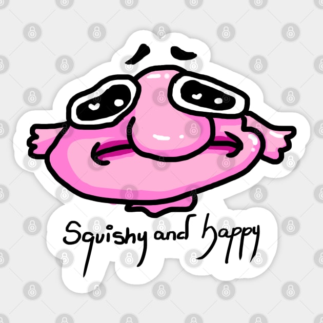 Bob the Blobfish - Blob - Sticker | TeePublic