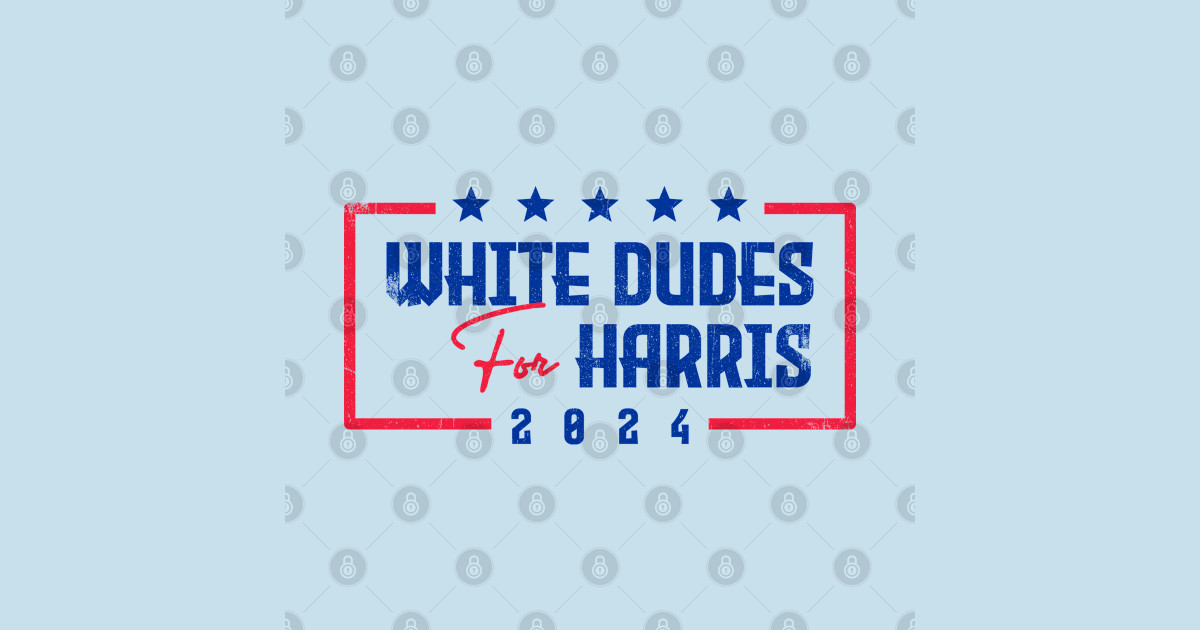 White Dudes for Harris - White Dudes For Harris - T-Shirt | TeePublic