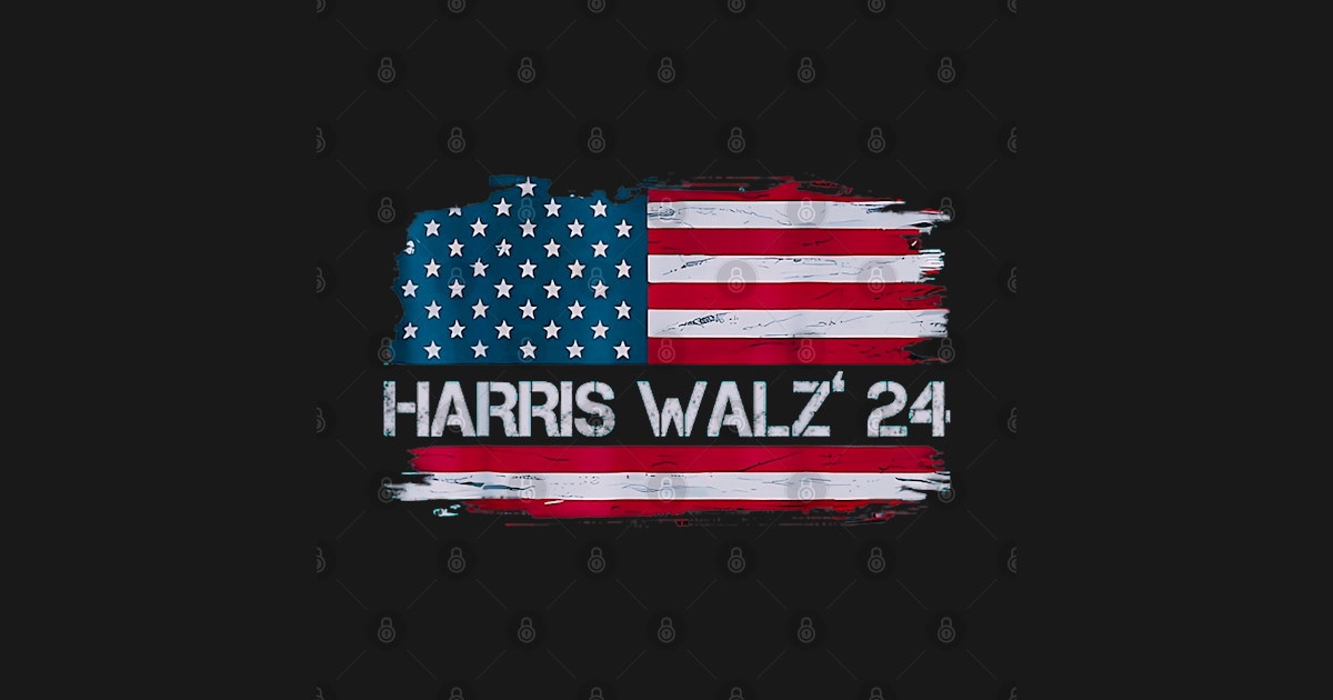 Harris Walz 24 vintage - Harris Walz - T-Shirt | TeePublic