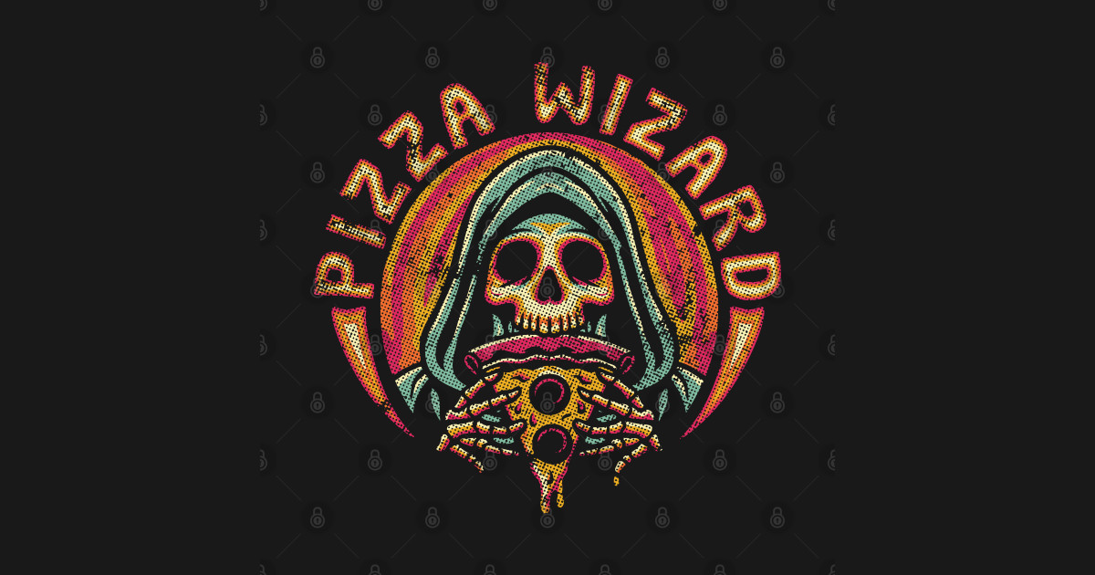 Pizza Wizard - Pizza Wizard - T-Shirt | TeePublic