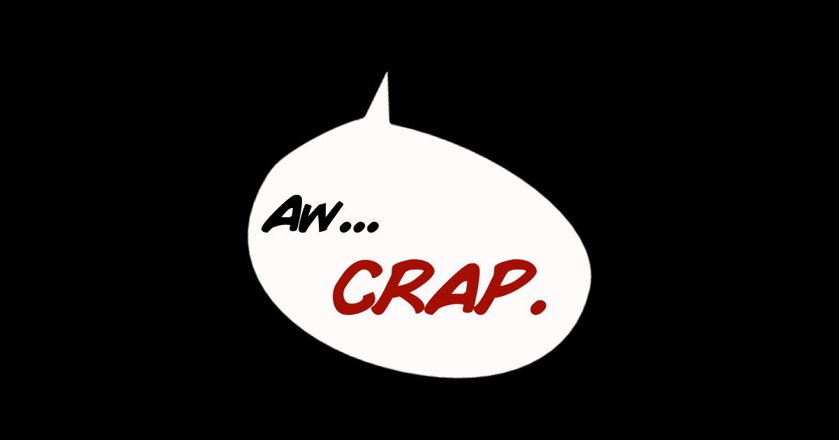 Aw, Crap. - Hellboy - Hellboy - Sticker | TeePublic