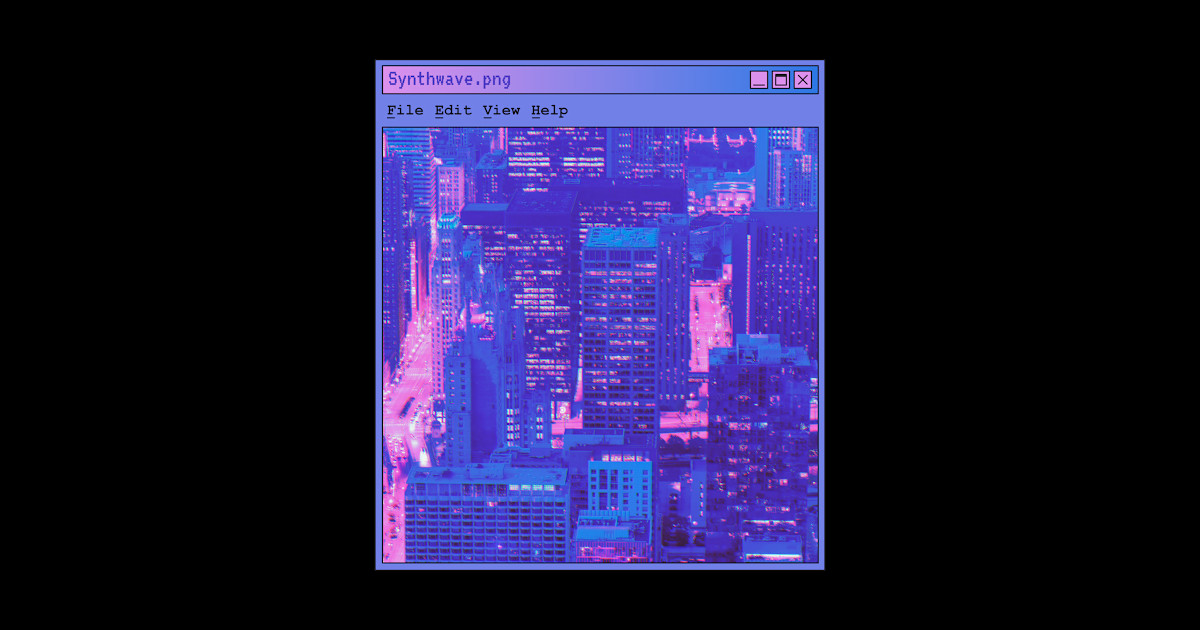 Cybercore Cyberpunk City - Vaporwave - Sticker | TeePublic