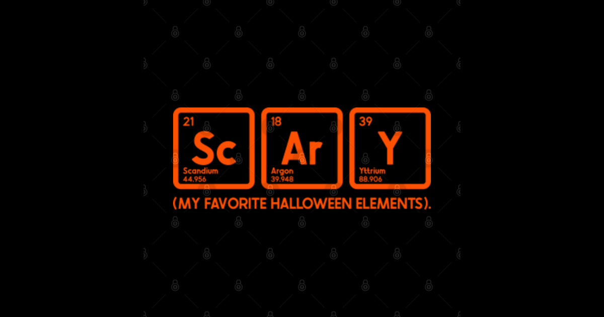 Scary Chem - Halloween - Sticker | TeePublic