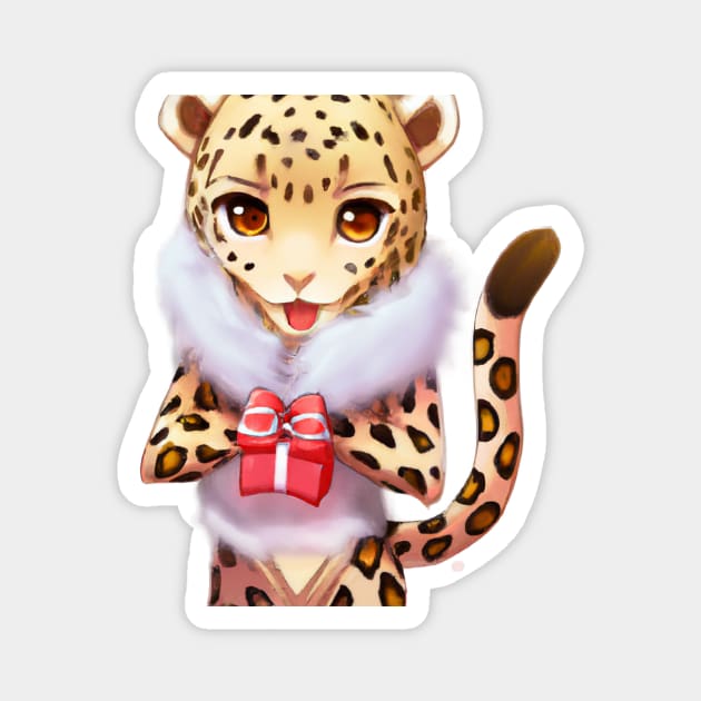 leopard drawing cute