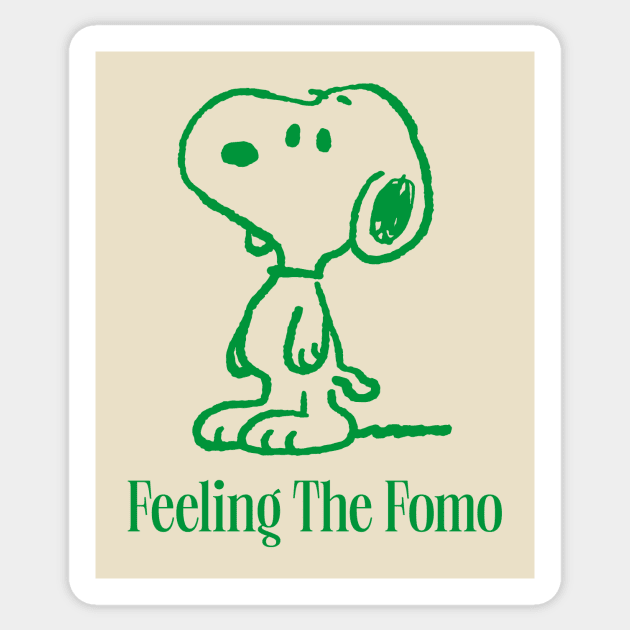 Feeling The Fomo - Vintage - Sticker | TeePublic