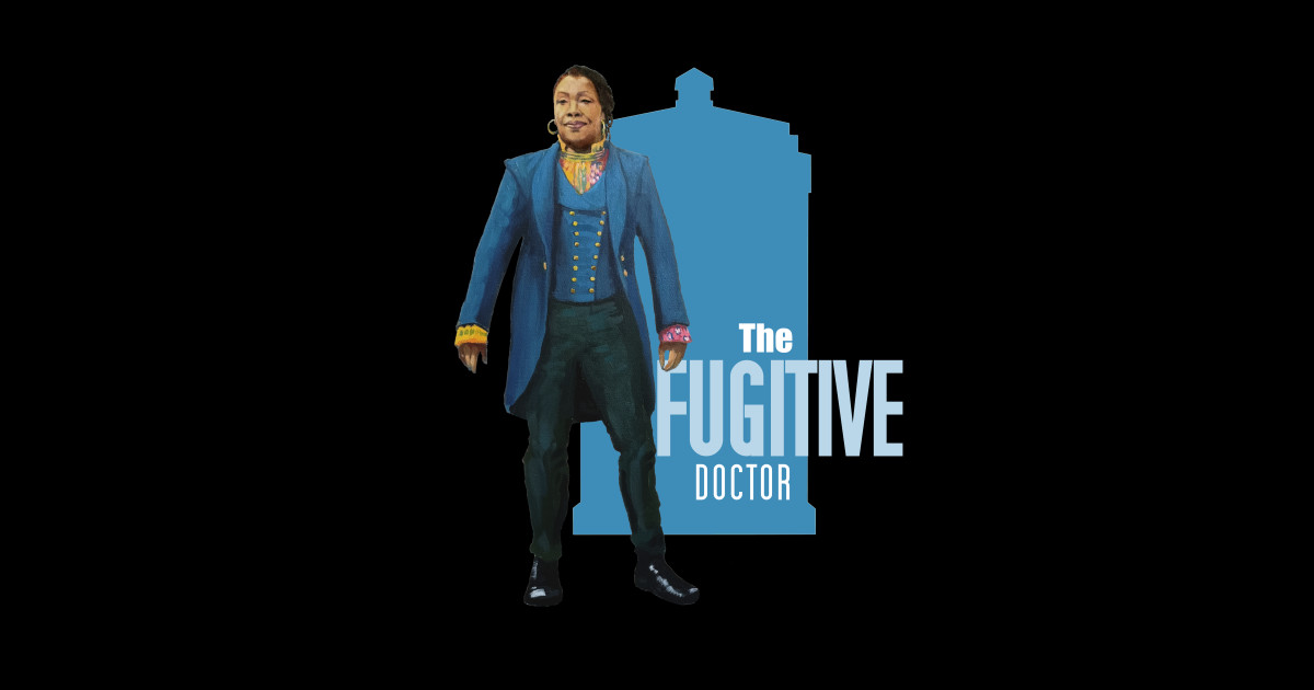 The Fugitive Doctor - The Fugitive Doctor - Sticker | TeePublic
