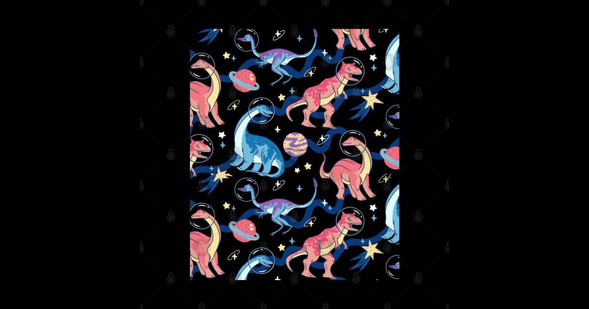 Super Cool Dinos in Space - Dinosaurs In Space - Posters and Art Prints ...