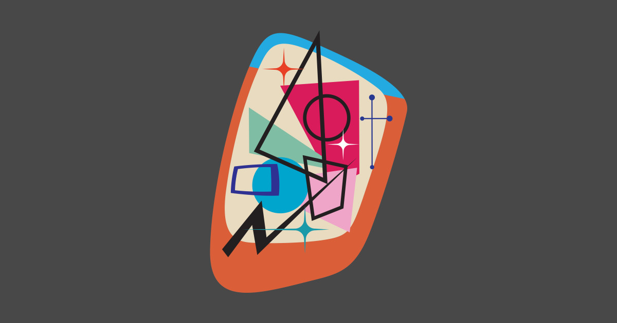 Atomic design V2 - Mid Century Modern - T-Shirt | TeePublic