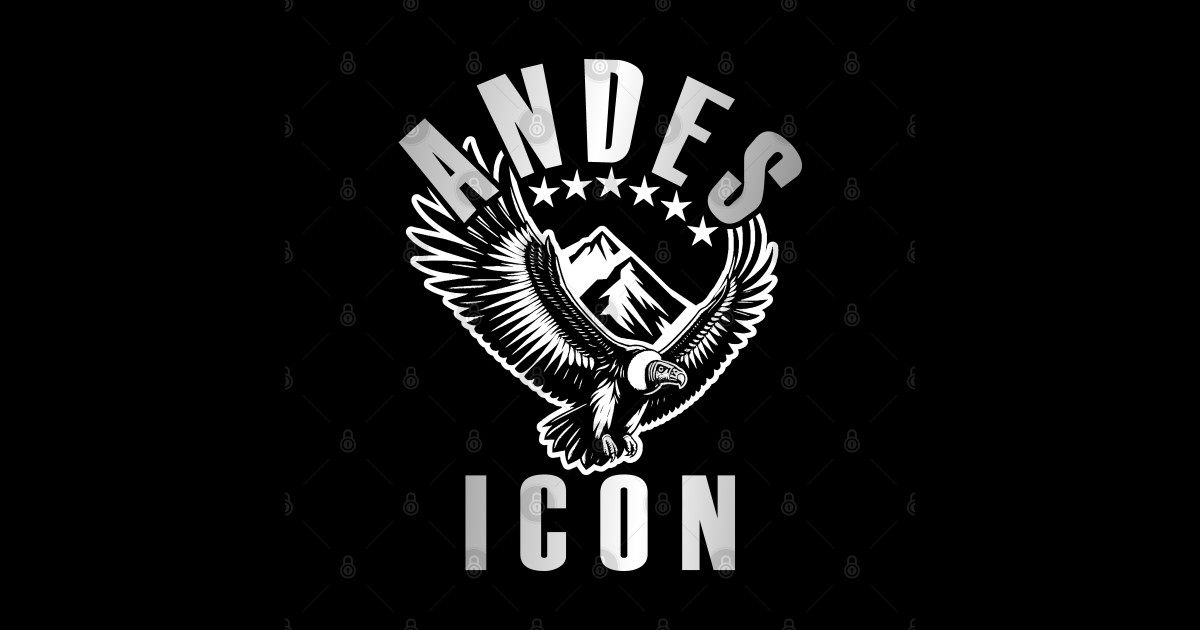 Andean Mountain Condor Andes Peru Icon - Condor - Posters and Art ...