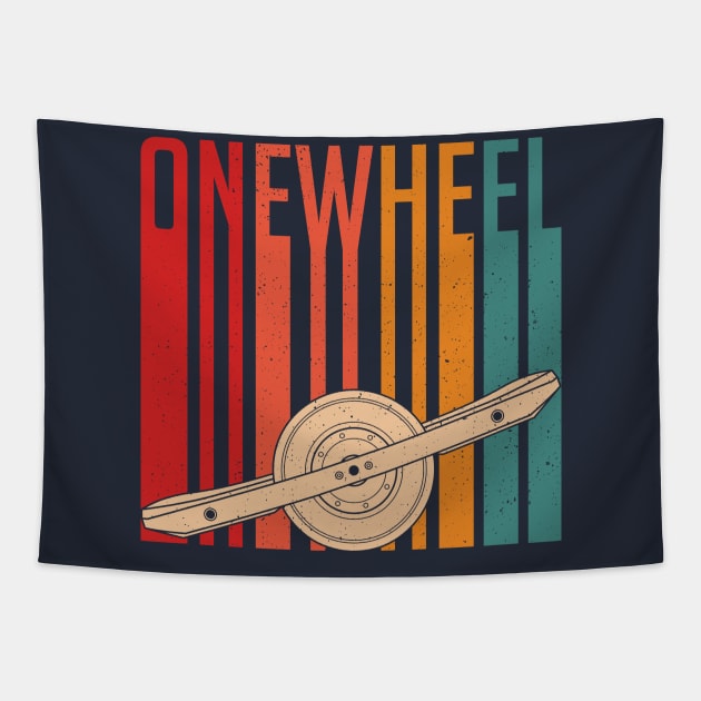 Onewheel Retro Vintage Float Life One Wheel - Onewheel - Tapestry ...