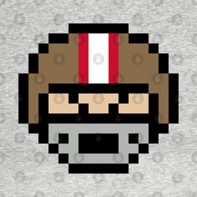 8-Bit Helmet - San Francisco - Football - T-Shirt | TeePublic