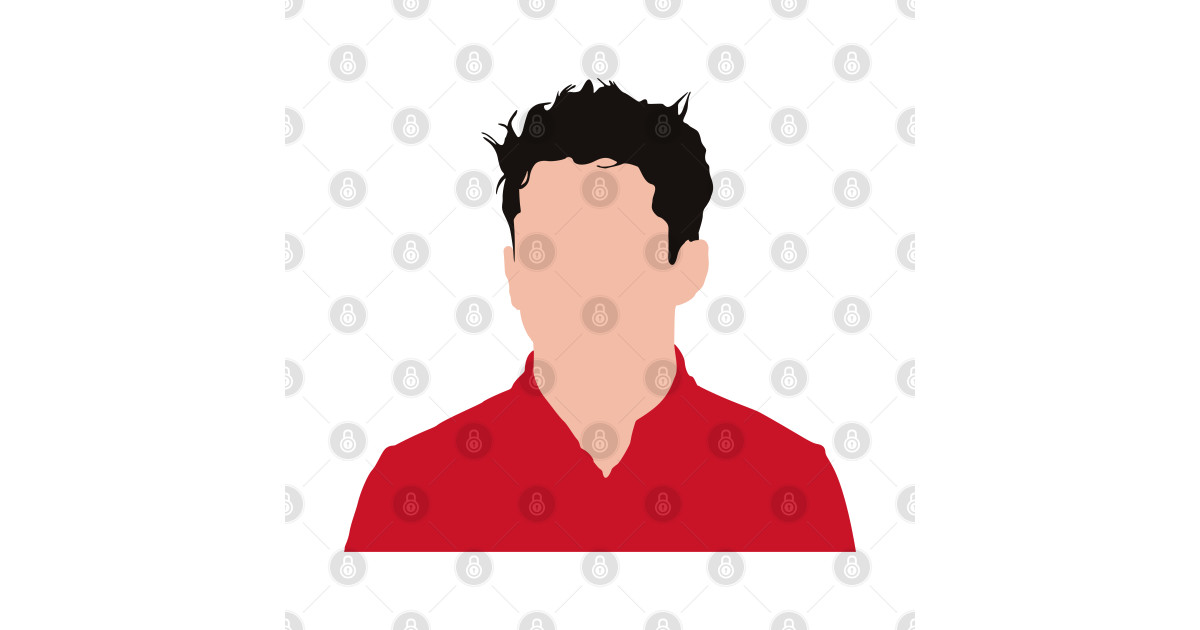 Charles Leclerc - Face Art - Charles Leclerc - T-Shirt | TeePublic