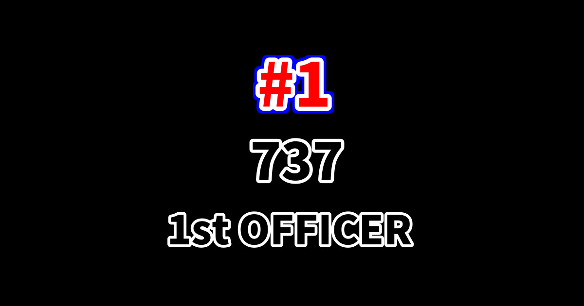 Number one 737 first officer - 737 - Sticker | TeePublic