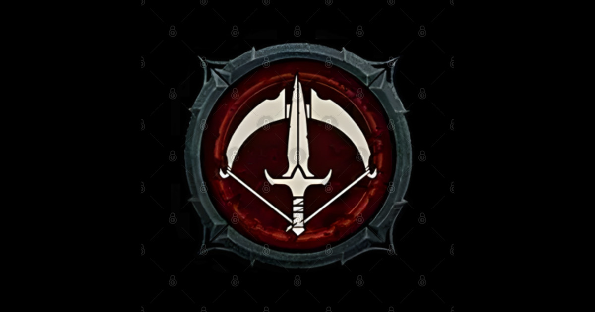 Diablo 4 Rogue Emblem - Diablo 4 - Sticker | TeePublic