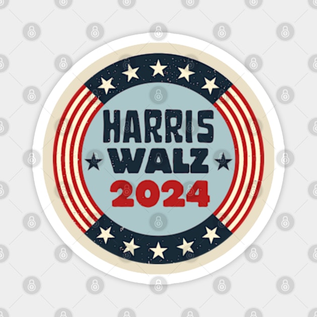 Harris Walz 2024 circle frame pop art - Harris Walz 2024 Circle Frame ...