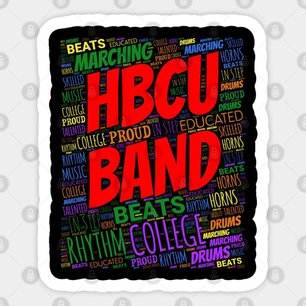 HBCU Marching Band - Hbcu - Sticker | TeePublic