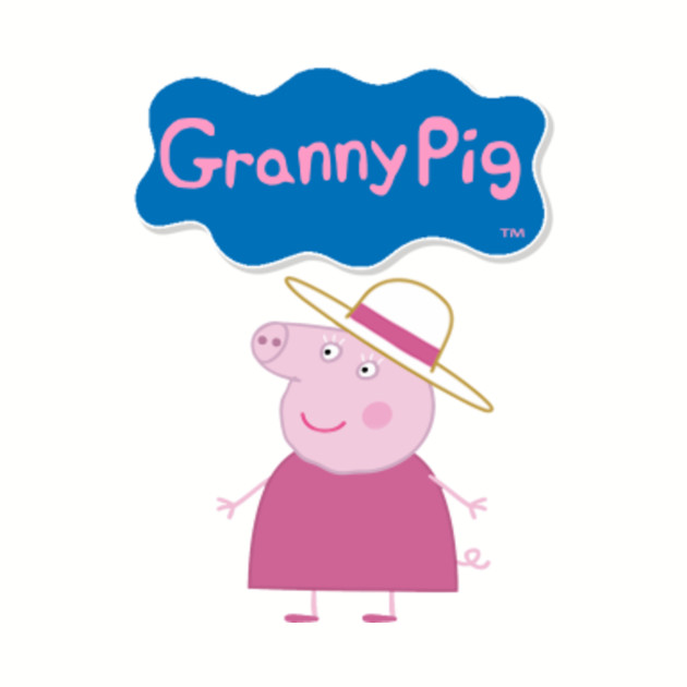 Peppa Pig, Granny Pig, Grandma Pig - Granny Pig - Baseball T-Shirt ...