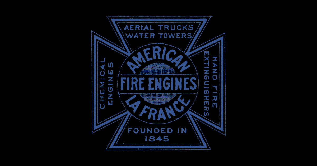 1909 American LaFrance Fire Engine Logo - American Lafrance Fire Engine ...