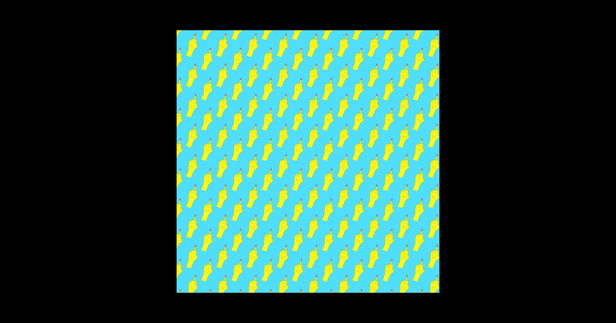 Middle Finger Pattern - Middle Finger - Posters and Art Prints | TeePublic