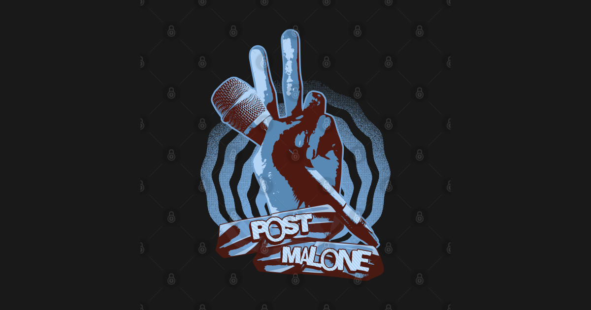 Post Malone // Peace - Post Malone - T-Shirt | TeePublic