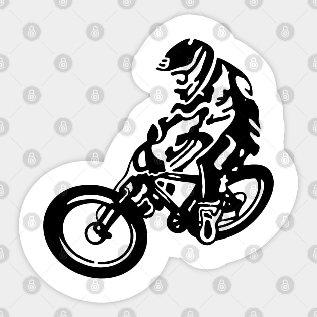 bike vector sticker