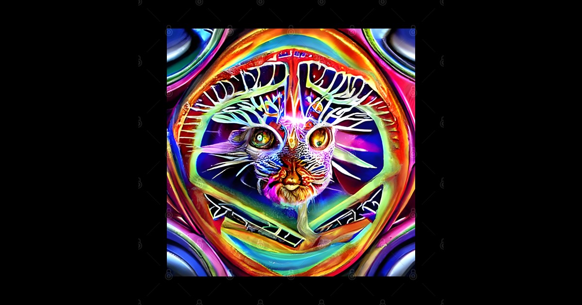 Self-Transforming Alien - Trippy Psychedelic Art - Psychedelic ...