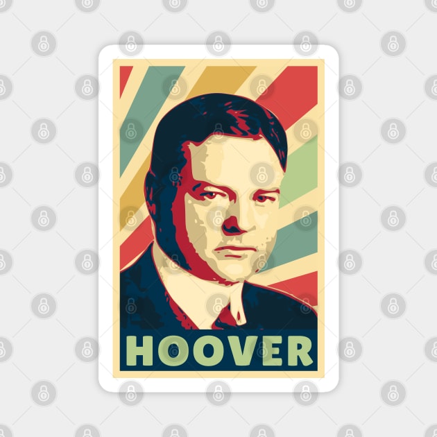 Herbert Hoover Vintage Colors - Herbert Hoover - Magnet | TeePublic