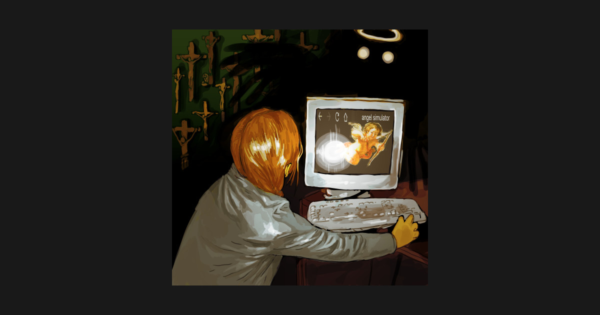 angel simulator - Angel - T-Shirt | TeePublic