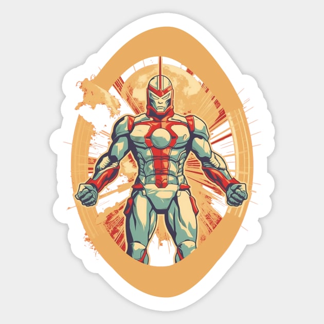 Ultraman Retro Propaganda - Ultraman - Sticker | TeePublic
